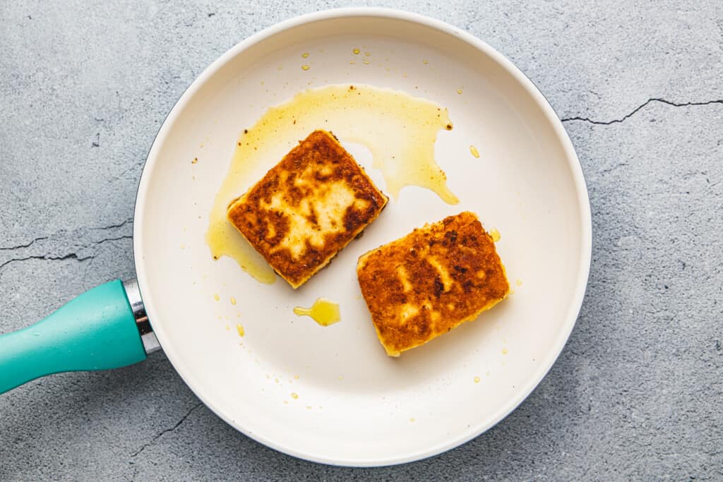 Saganaki Recipe (Fried Greek Cheese) | The Mediterranean Dish
