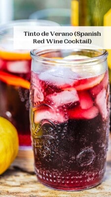 Tinto de Verano (Spanish Red Wine Cocktail) - The Mediterranean Dish