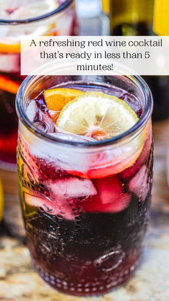 Tinto de Verano (Spanish Red Wine Cocktail) - The Mediterranean Dish