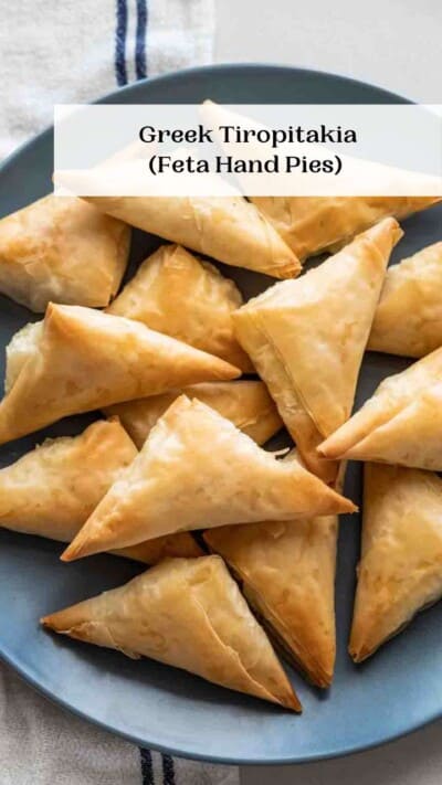 Greek Tiropitakia (Feta Hand Pies) - The Mediterranean Dish