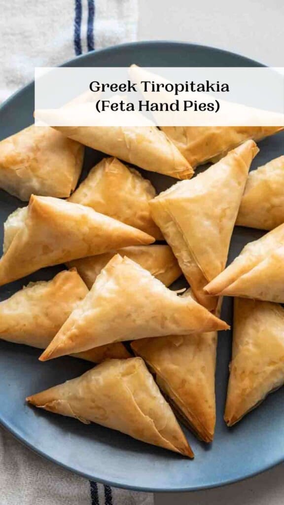 Greek Tiropitakia (Feta Hand Pies) - The Mediterranean Dish