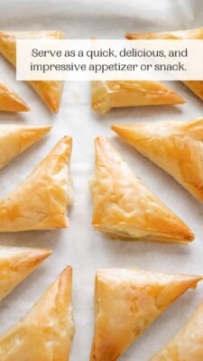 Greek Tiropitakia (Feta Hand Pies) - The Mediterranean Dish