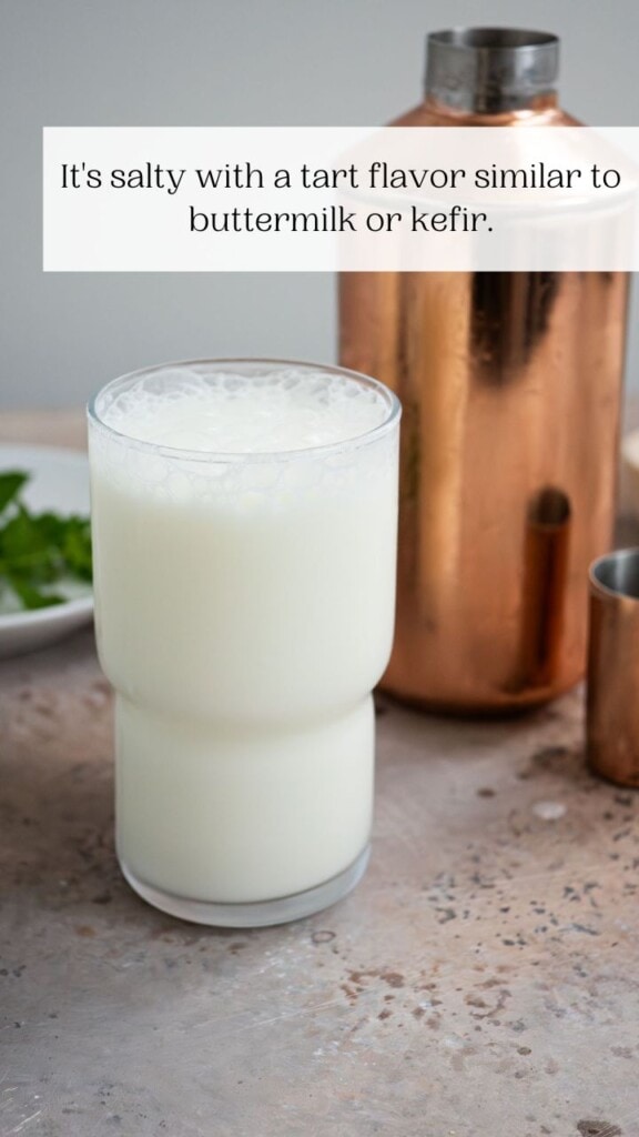 Ayran (Turkish Salty Yogurt Drink) - The Mediterranean Dish