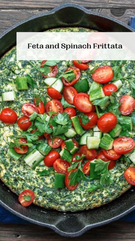 Feta and Spinach Frittata - The Mediterranean Dish