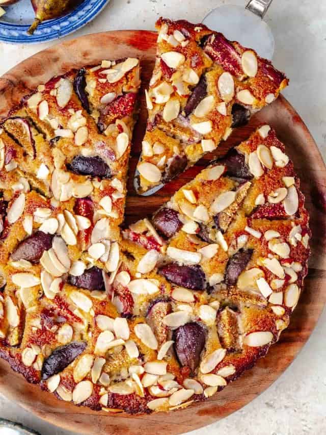 Fig Cake with Almond and Honey - The Mediterranean Dish
