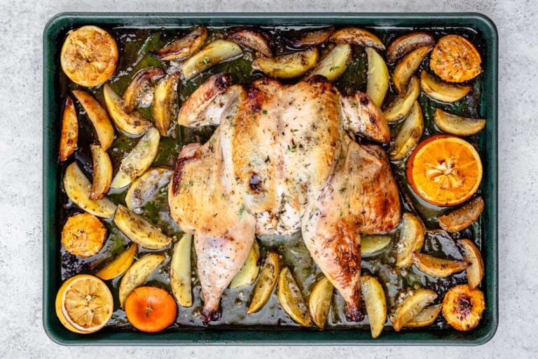 Spatchcock Chicken Recipe | The Mediterranean Dish