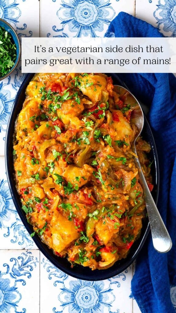 Dopiazeh Aloo (Persian Potato Curry) - The Mediterranean Dish