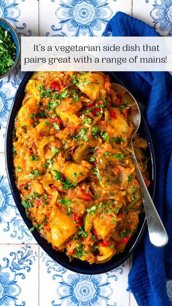 Dopiazeh Aloo (Persian Potato Curry) - The Mediterranean Dish