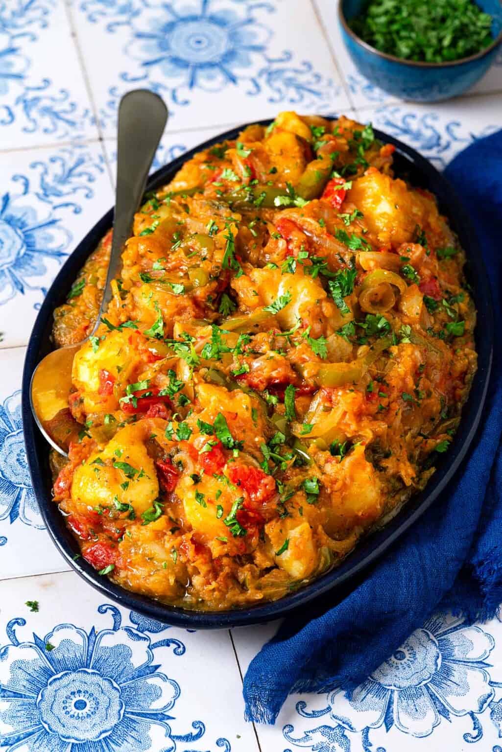 Potato Curry (Dopiazeh Aloo) | The Mediterranean Dish