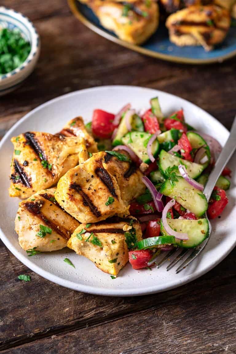 Joojeh Kabob (Persian Chicken Kabob) | The Mediterranean Dish