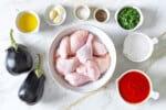 Braised Chicken and Eggplant | The Mediterranean Dish