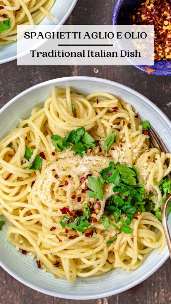 Spaghetti Aglio e Olio - The Mediterranean Dish