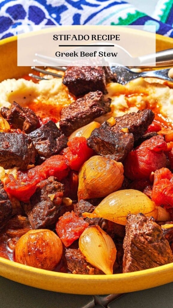 Stifado (Greek Beef Stew) - The Mediterranean Dish