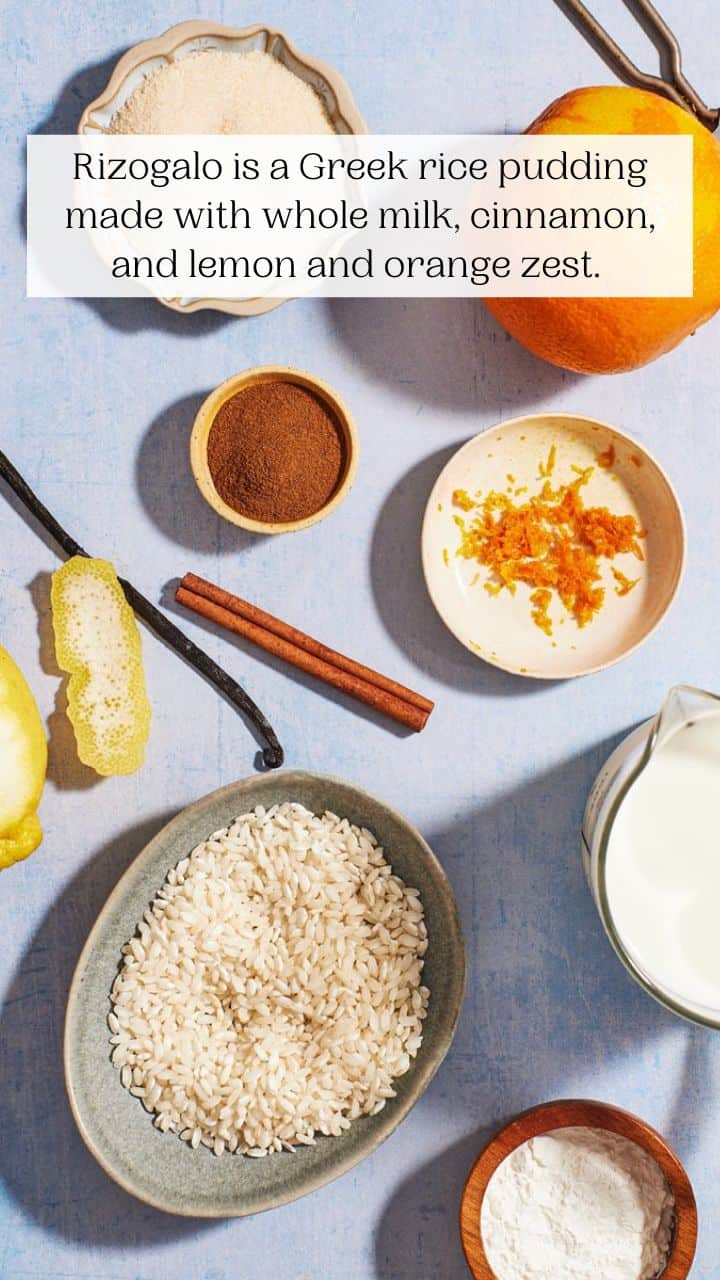 Rizogalo (Greek Rice Pudding) - The Mediterranean Dish