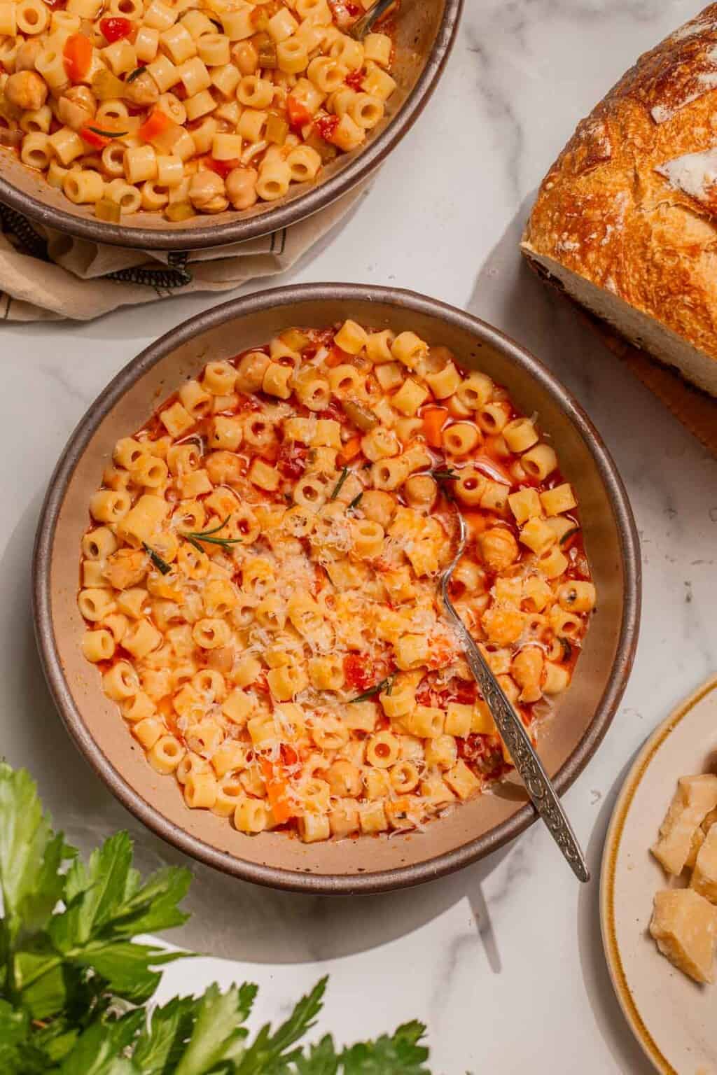 Pasta e Ceci (Pasta with Chickpeas)|The Mediterranean Dish