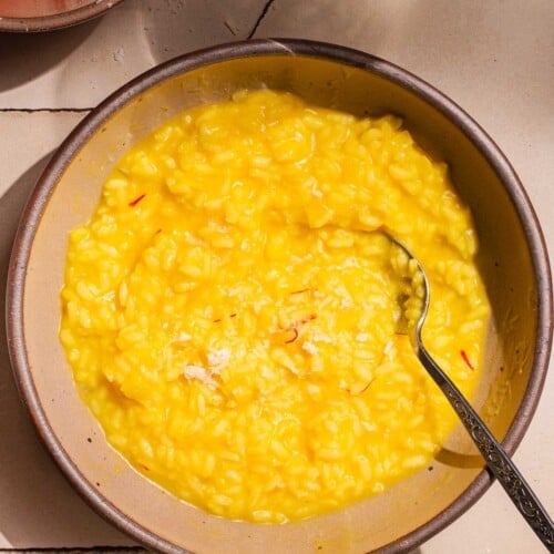 Risotto Milanese (Saffron Risotto) | The Mediterranean Dish