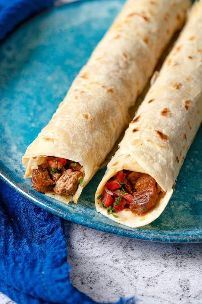 Tantuni (Turkish Steak Wraps) | The Mediterranean Dish