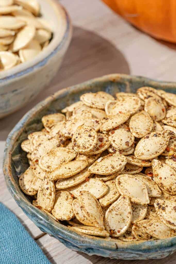 How to Roast Pumpkin Seeds | The Mediterranean Dish