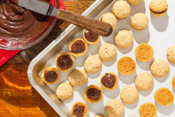 Baci Di Dama (Hazelnut Cookies) | The Mediterranean Dish