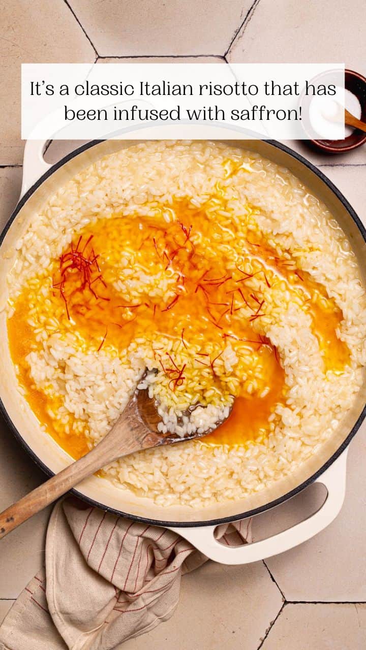 Risotto Alla Milanese Saffron Risotto The Mediterranean Dish
