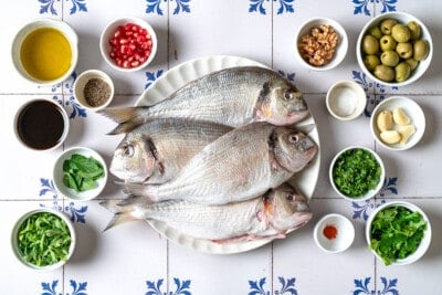Roasted Fish (Persian Stuffed Fish) | The Mediterranean Dish