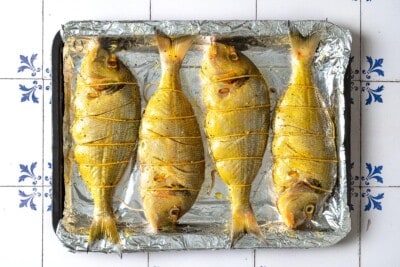 Roasted Fish (Persian Stuffed Fish) | The Mediterranean Dish