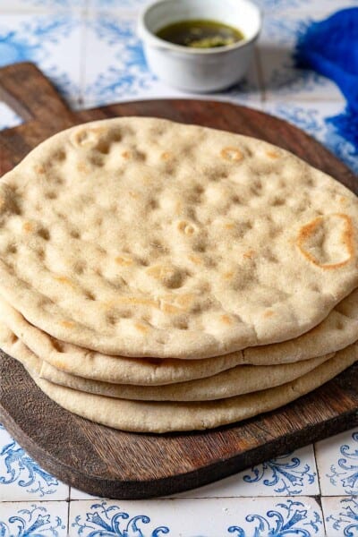 Taboon (Flatbread Recipe) | The Mediterranean Dish