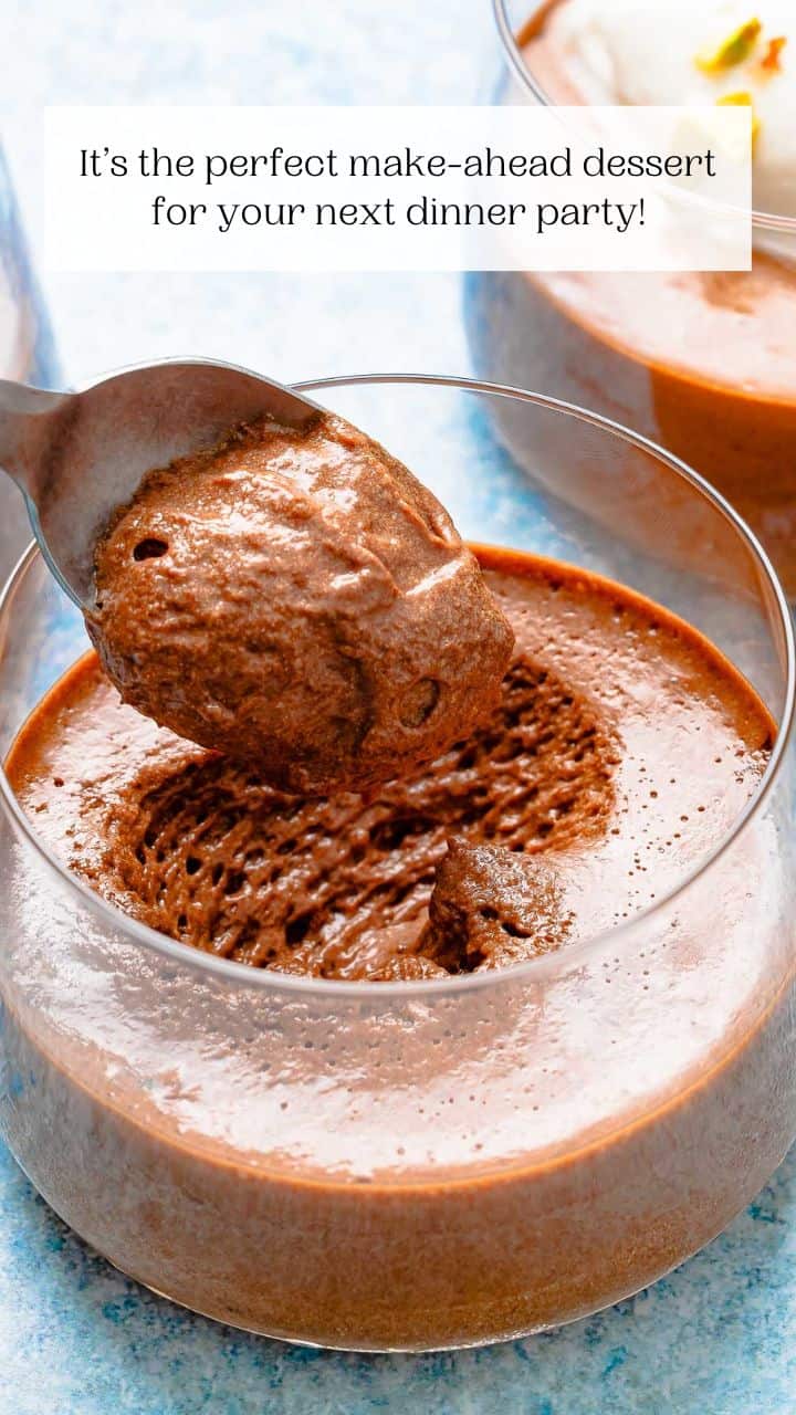 Dark Chocolate and Olive Oil Mousse - The Mediterranean Dish