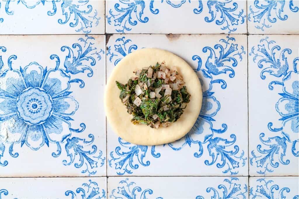 Fatayer (Spinach Hand Pies) | The Mediterranean Dish