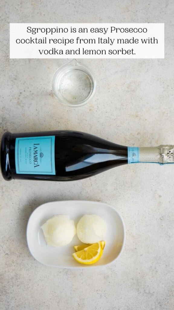 Sgroppino (Italian Prosecco Cocktail) - The Mediterranean Dish