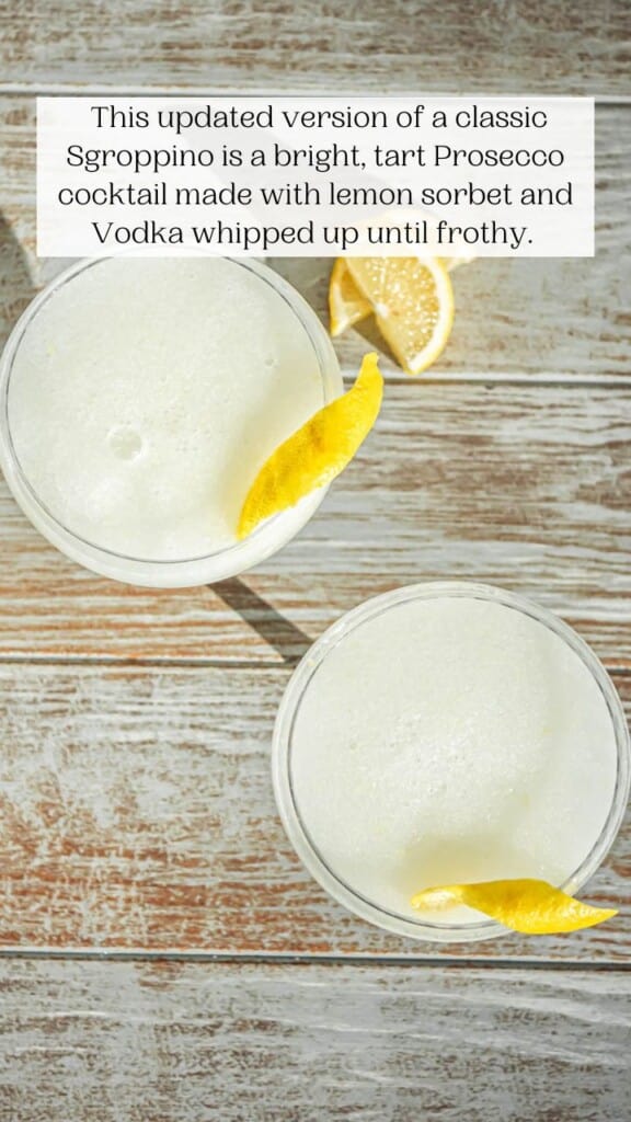 Sgroppino (Italian Prosecco Cocktail) - The Mediterranean Dish