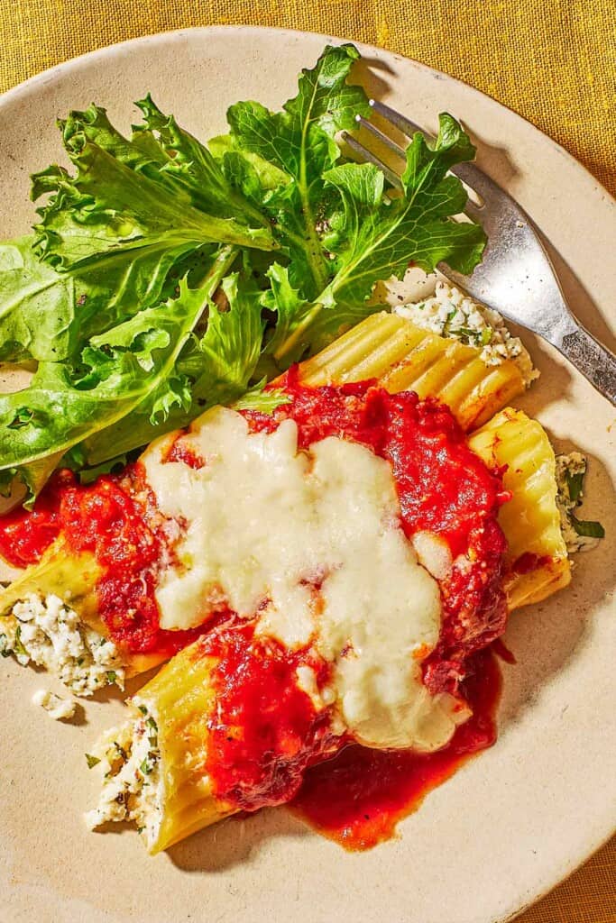 Manicotti Recipe | The Mediterranean Dish