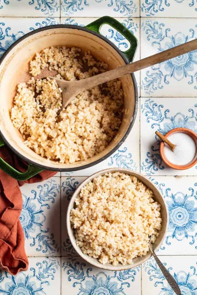 How to Cook Brown Rice | The Mediterranean Dish