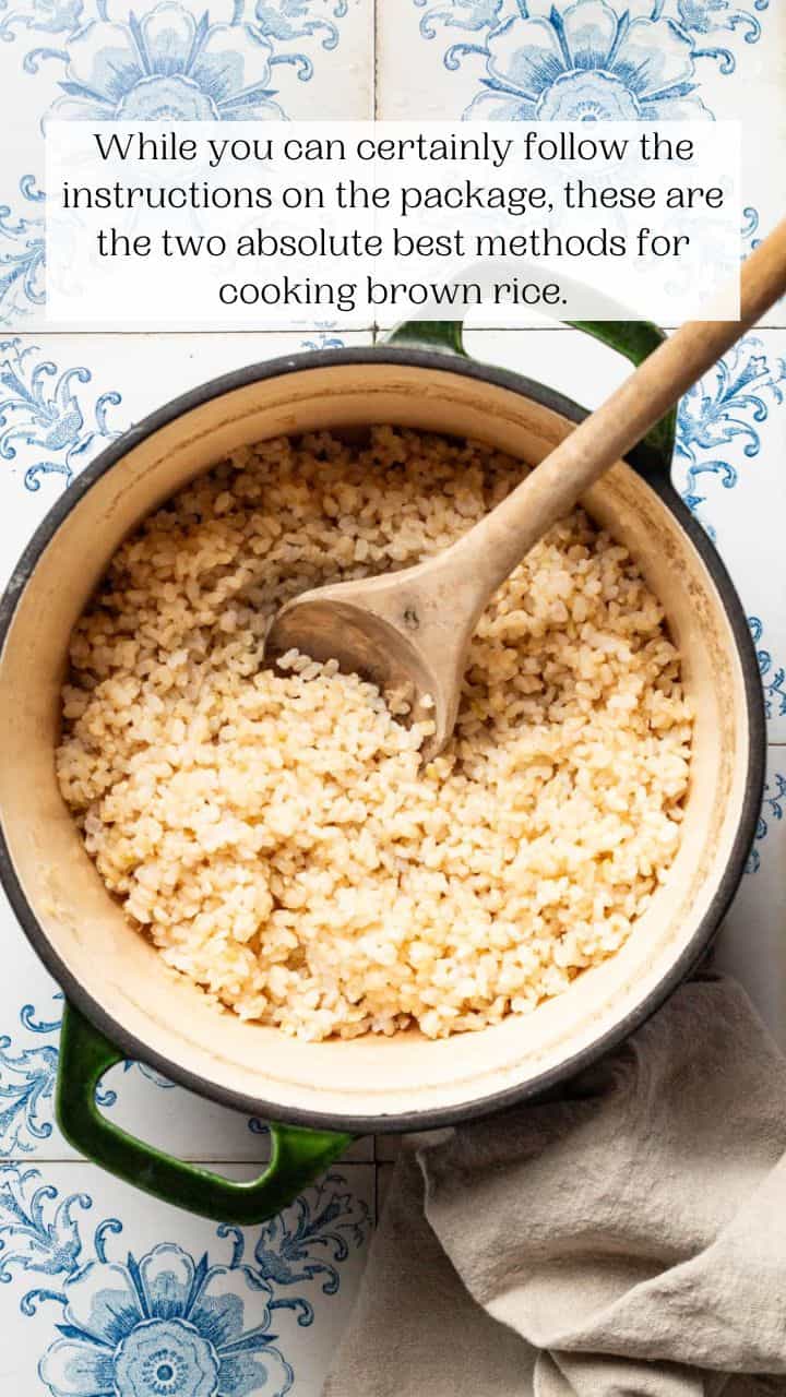 How to Cook Brown Rice (2 Ways!) - The Mediterranean Dish