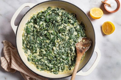Creamed Spinach | The Mediterranean Dish
