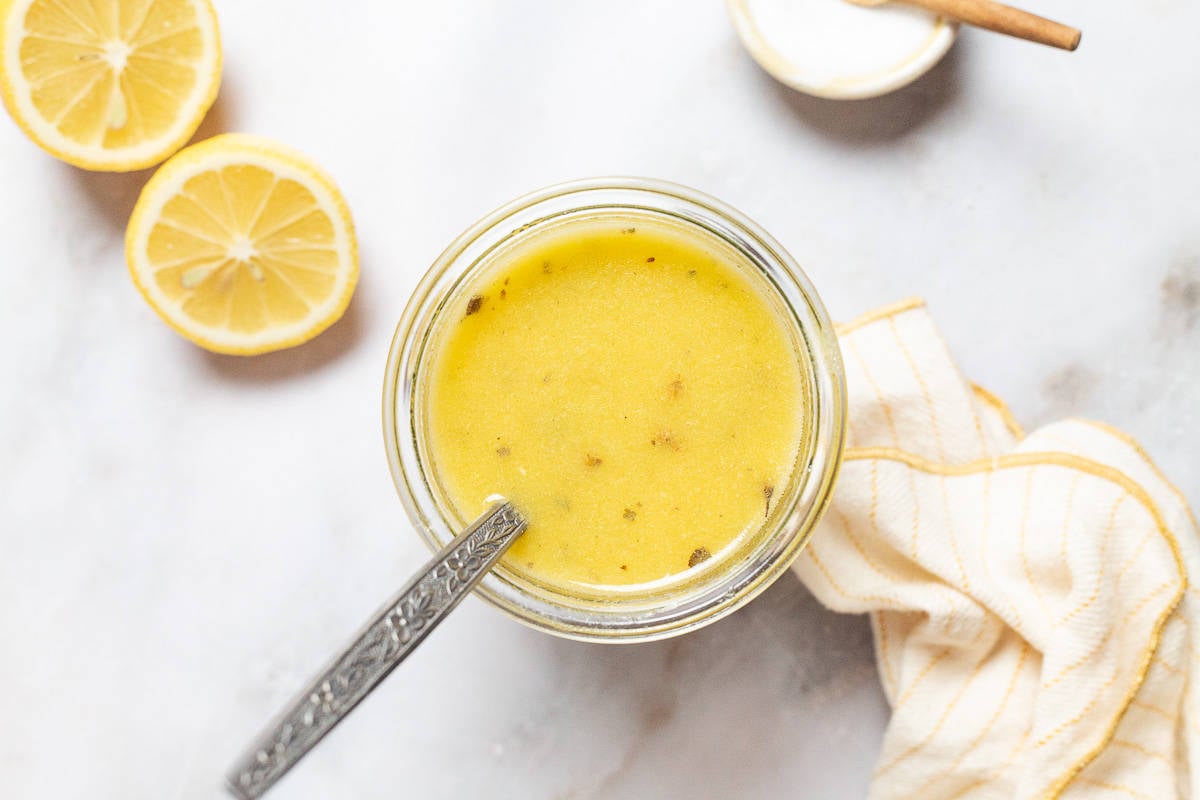 Lemon Vinaigrette Recipe | The Mediterranean Dish