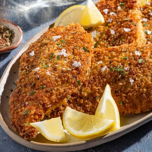 Chicken Schnitzel Recipe | The Mediterranean Dish