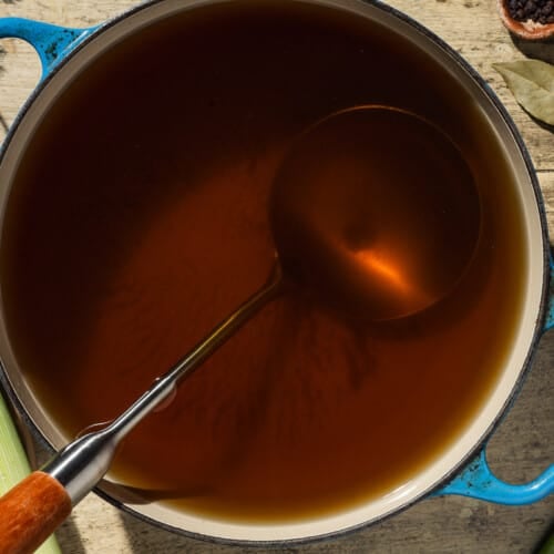 Easy Homemade Chicken Stock (Stovetop or Slow Cooker)