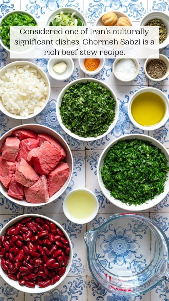 Ghormeh Sabzi (Persian Beef Stew with Herbs and Dried Lime) - The ...