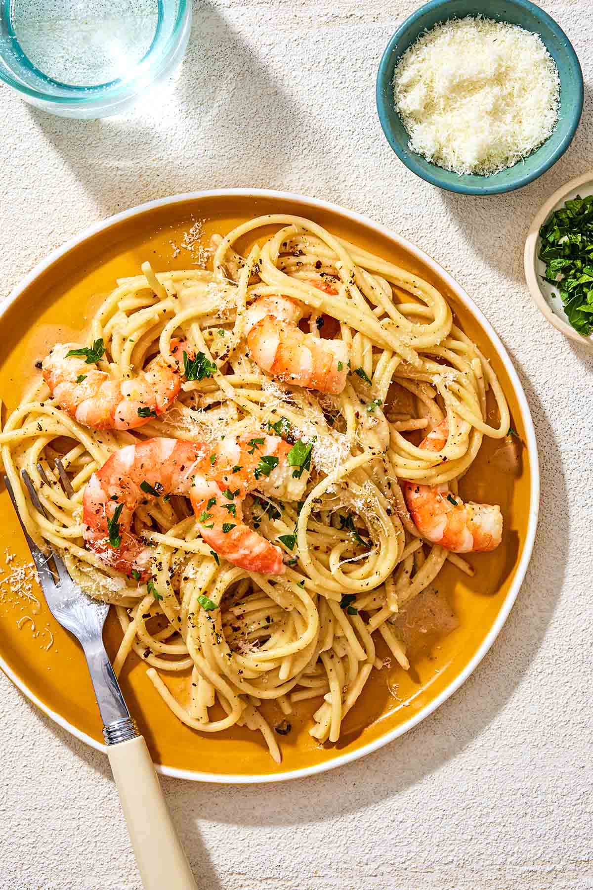 Shrimp Linguine Recipe | The Mediterranean Dish