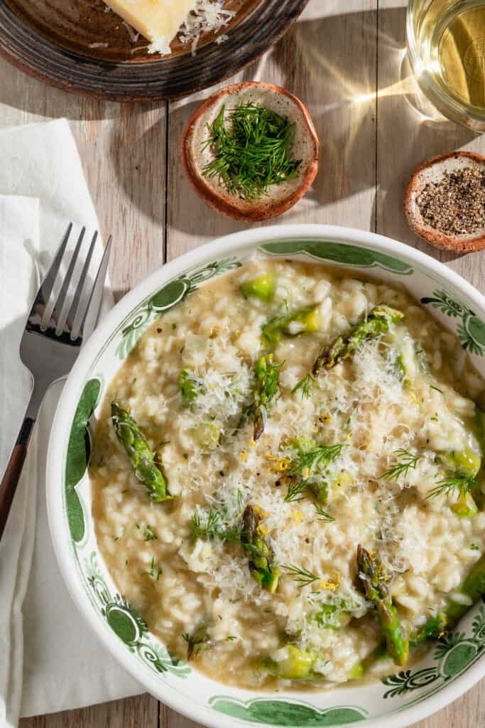 Asparagus Risotto | The Mediterranean Dish