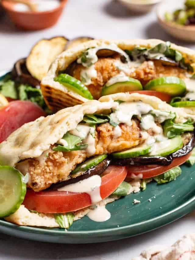 Egyptian Fried Fish Sandwich - The Mediterranean Dish