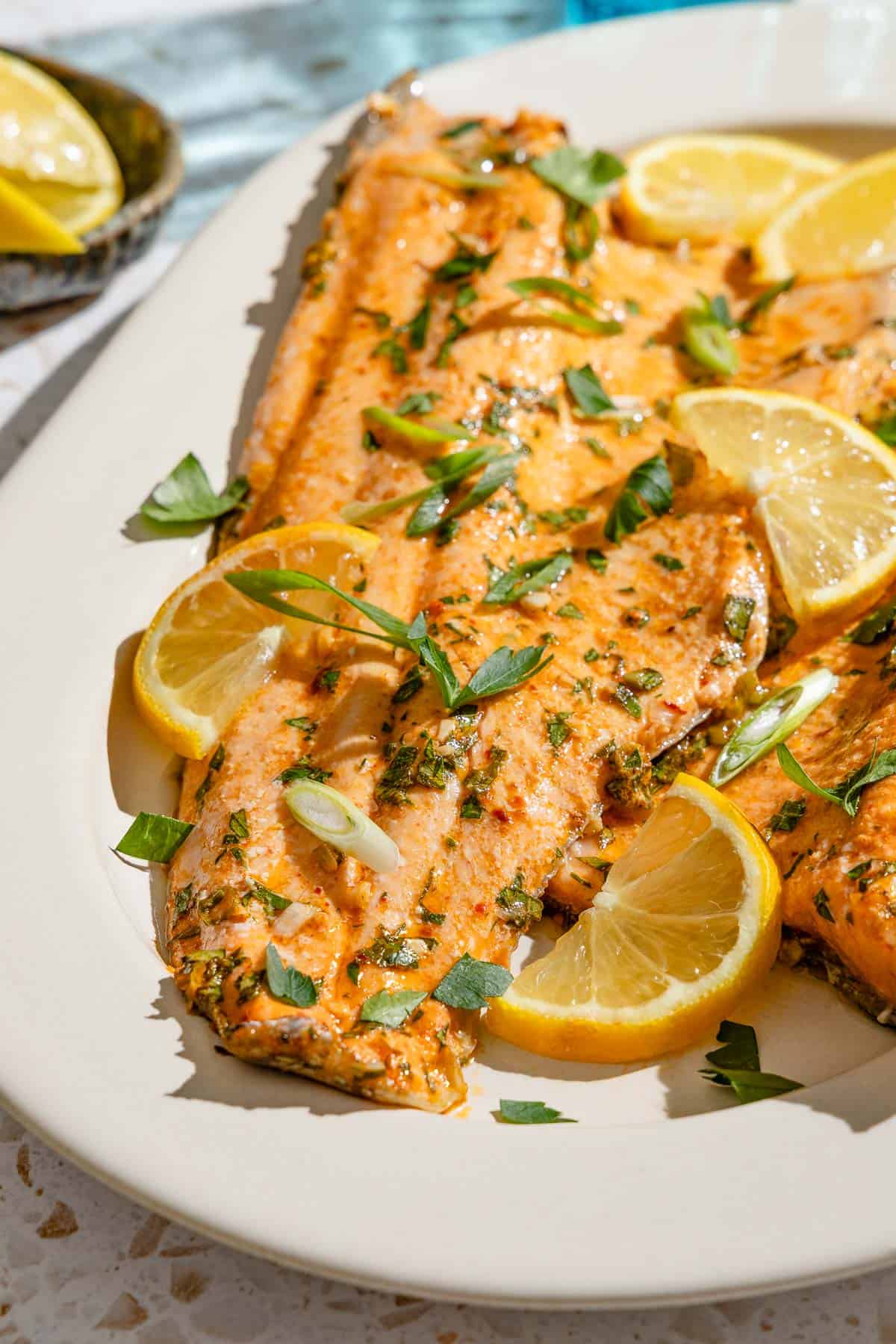Baked Trout Garlic Butter Baked Trout Little Sunny Kitchen Baked Trout Garlic Butter Baked Trout Little Sunny Kitchen