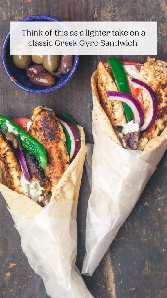 Gyro Bowl with Greek Salad and Tzatziki - The Mediterranean Dish