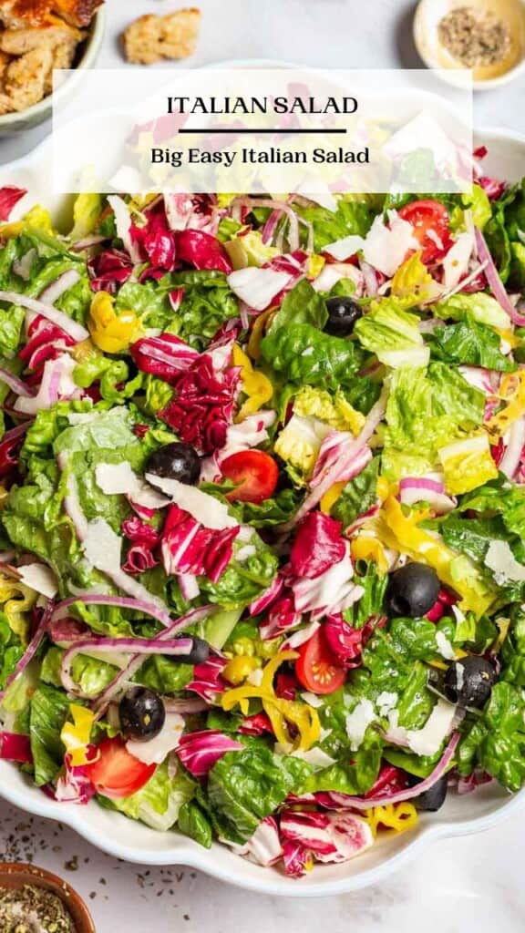 Big Easy Italian Salad - The Mediterranean Dish
