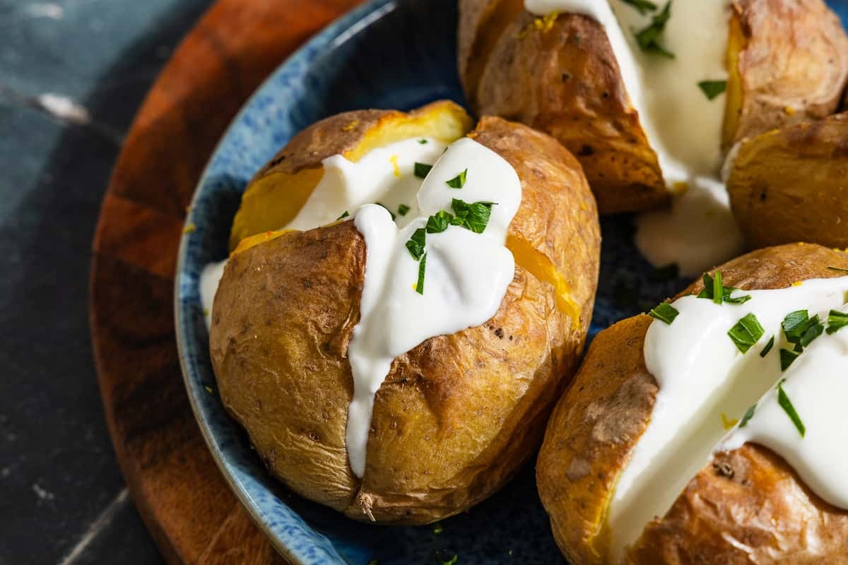 Potatoes with Whipped Feta - The Mediterranean Dish