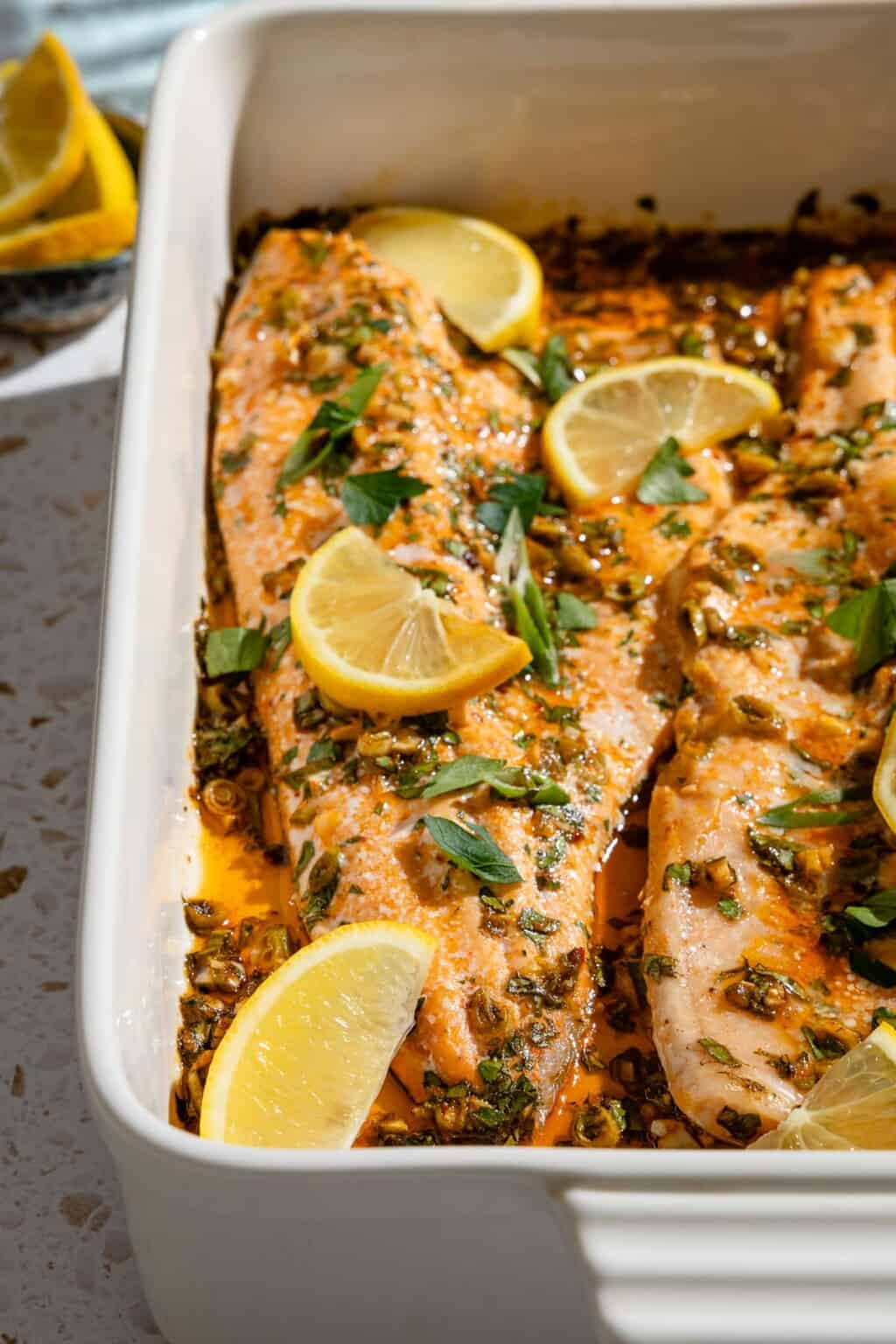 Easy Baked Trout Recipe | The Mediterranean Dish