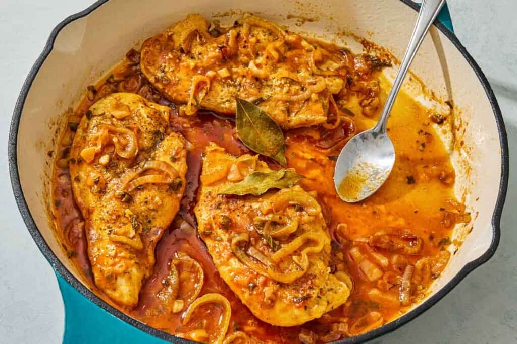 Braised Chicken Breast | The Mediterranean Dish