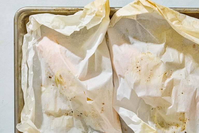 Salmon in Parchment Paper | The Mediterranean Dish