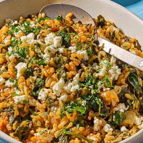 Easy Rice Pilaf with Peas and Carrots - The Mediterranean Dish